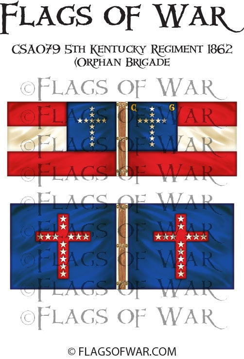 ACWC079 5th Kentucky Regiment 1862 – Flags of War