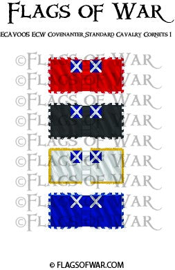 ECAV005 ECW Covenanter Standard Cavalry Cornets 1 – Flags of War
