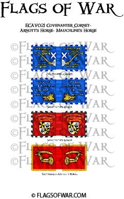 ECAV021 Covenanter Cornet-Arnott's Horse- Mauchline's Horse – Flags of War