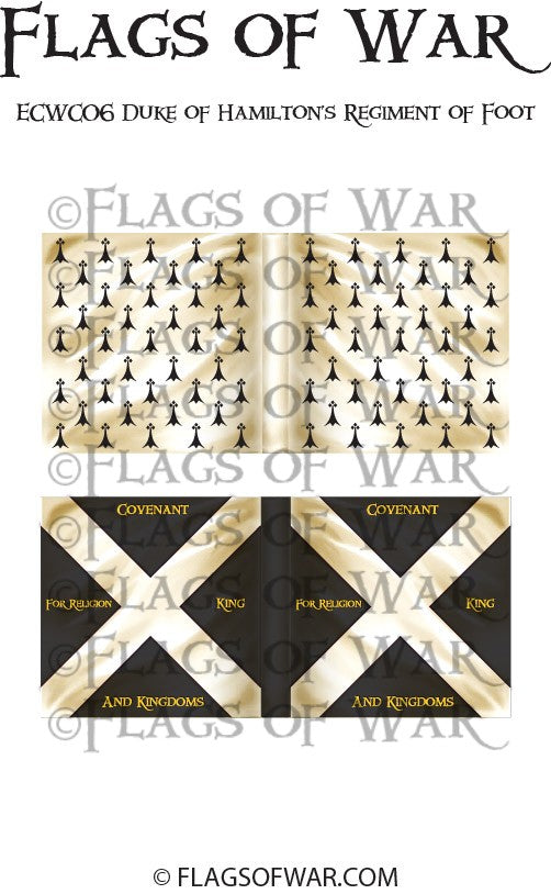 ECWC06 Duke of Hamilton’s Regiment of Foot – Flags of War