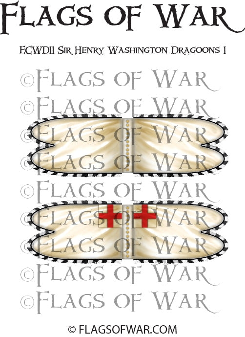 ECWD11 Sir Henry Washington Dragoons (Royalist) 1 – Flags of War