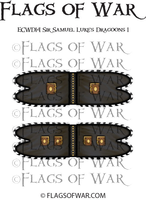 ECWD14 Sir Samuel Luke’s Dragoons (Parliment) 1 – Flags of War