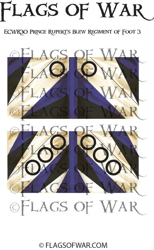 ECWR30 Prince Rupert's Blew Regiment of Foot 3 – Flags of War
