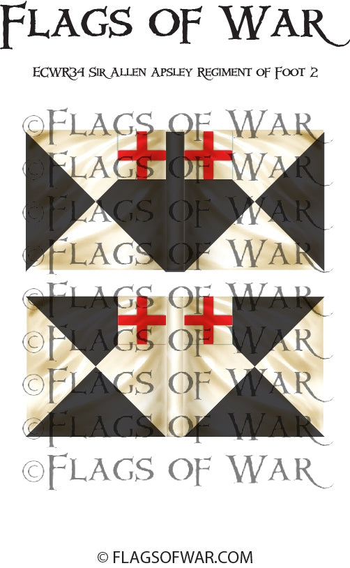 ECWR34 Sir Allen Apsley Regiment of Foot 2 – Flags of War