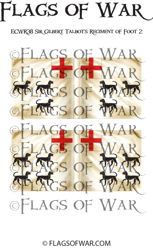 ECWR38 Sir Gilbert Talbot's Regiment of Foot 2 – Flags of War