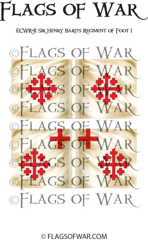 ECWR41 Sir Henry Bard's Regiment of Foot 1 – Flags of War