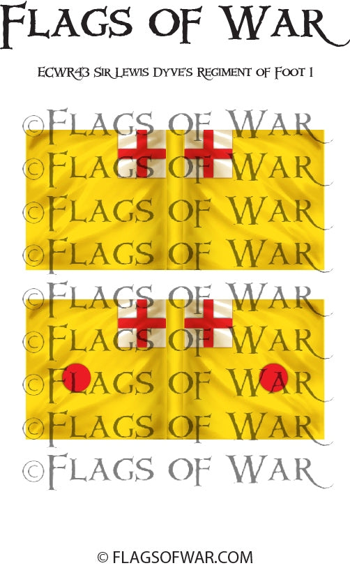 ECWR43 Sir Lewis Dyve's Regiment of Foot 1 – Flags of War