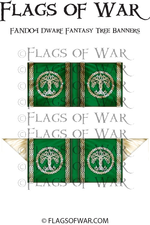 FAND04 Dwarf Fantasy Tree Banners – Flags of War