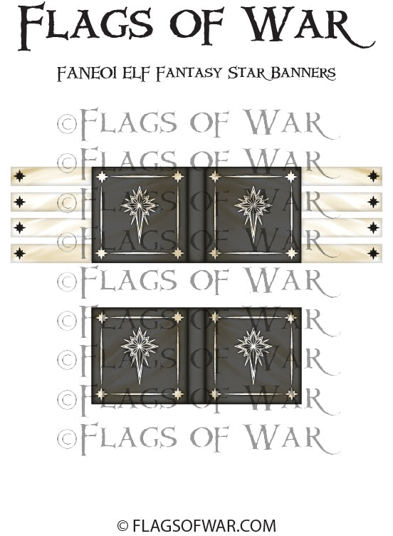 FANE01 ELF Fantasy Star Banners – Flags of War