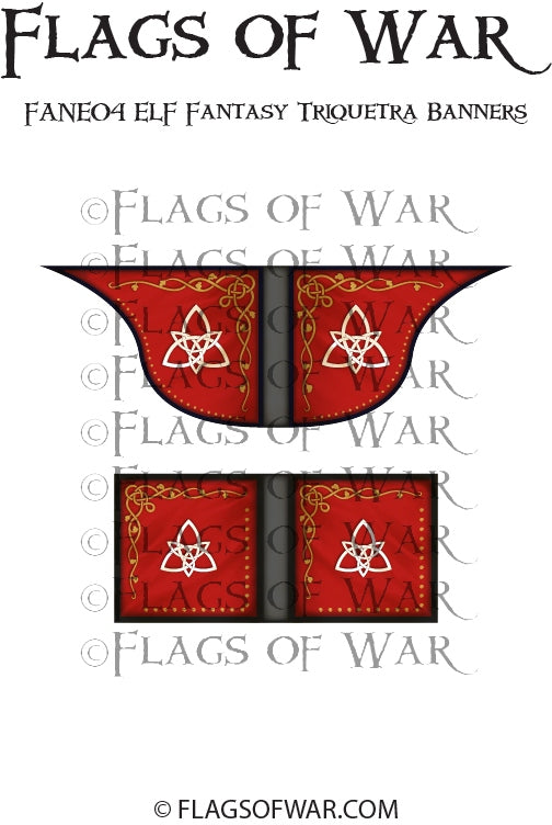 FANE04 ELF Fantasy Triquetra Banners – Flags of War