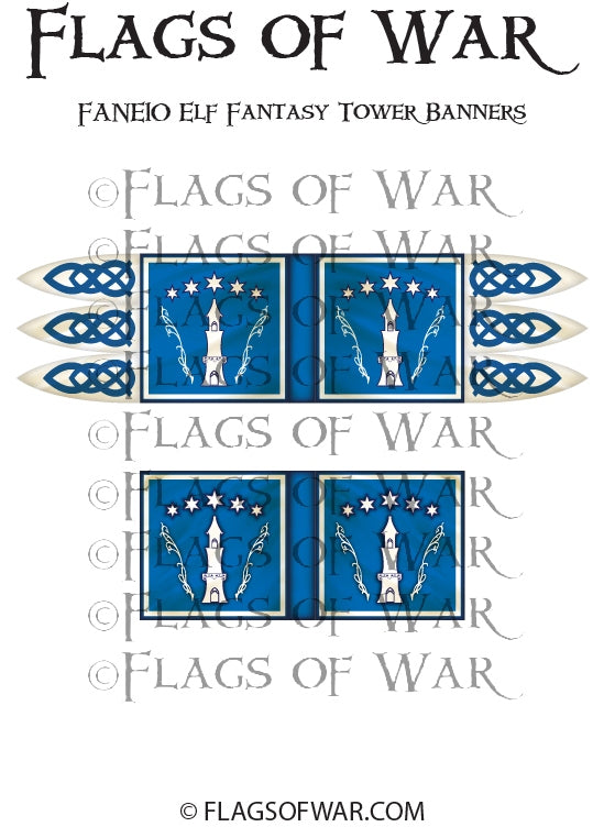 FANE10 Elf Fantasy Tower Banners – Flags of War