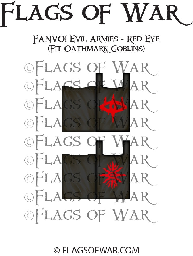 FANV01 Evil Armies - Red Eye (Fit Oathmark Goblins) – Flags of War
