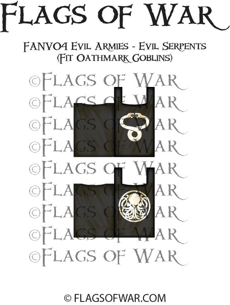 FANV04 Evil Armies - Evil Serpents (Fit Oathmark Goblins) – Flags of War