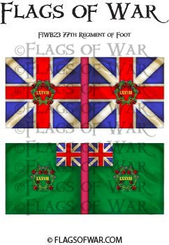 FIWB23 77th Regiment of Foot – Flags of War