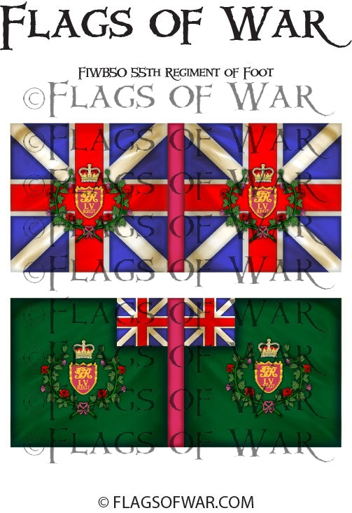 FIWB50 55th Regiment of Foot – Flags of War