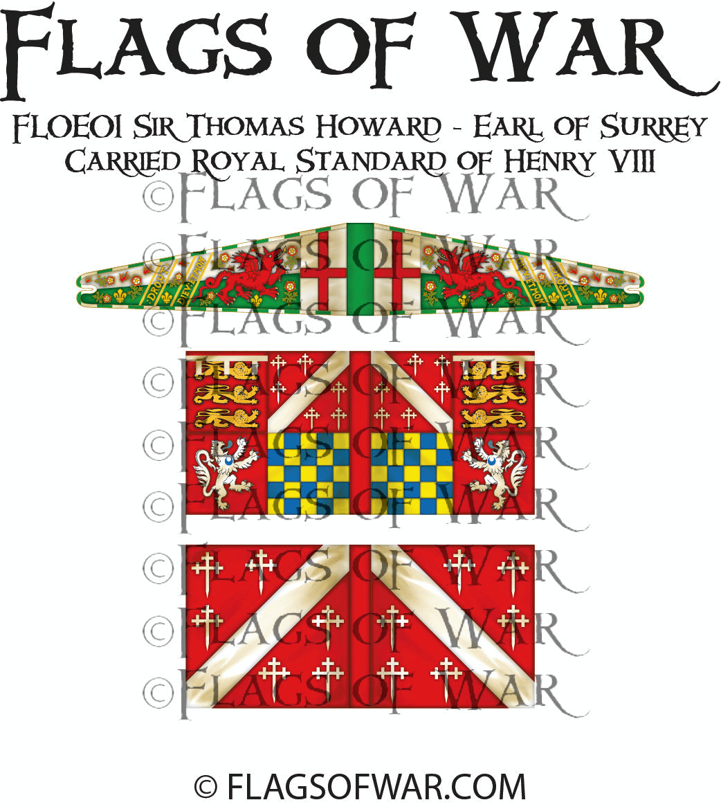 FLOE01 Sir Thomas Howard - Earl of Surrey – Flags of War