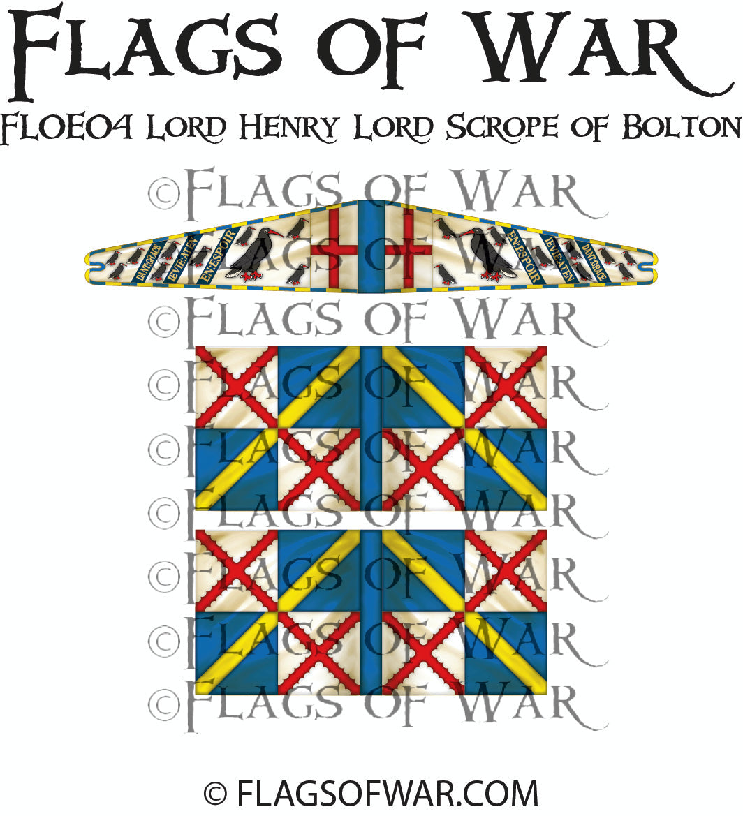 FLOE04 Lord Henry Lord Scrope of Bolton – Flags of War
