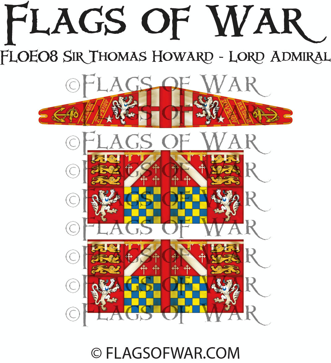 FLOE08 Sir Thomas Howard - Lord Admiral – Flags of War