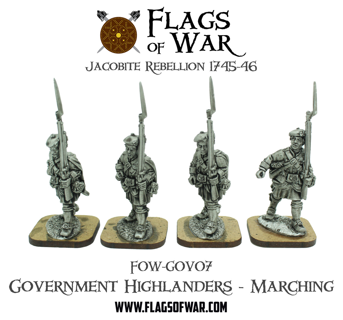 FOW-GOV07 Government Highlanders - Marching – Flags of War