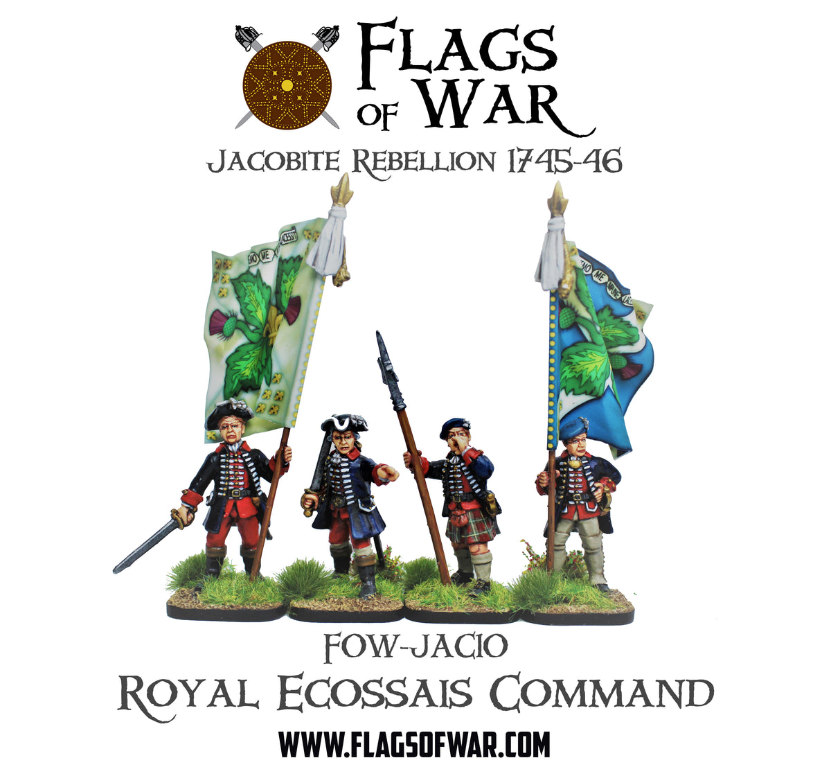 FOW-JAC10 Royal Ecossais Command – Flags of War