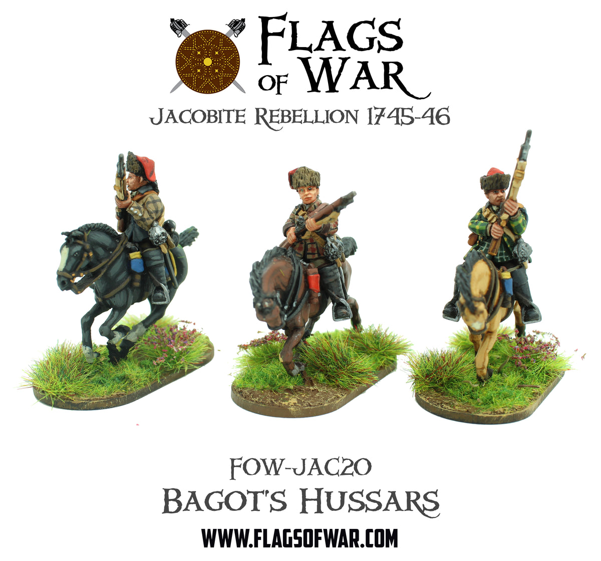 FOW-JAC20 Bagot's Hussars – Flags of War
