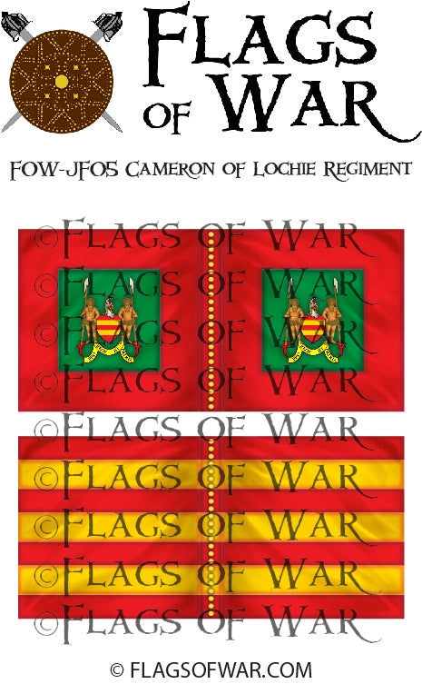 JACJ05 Cameron of Lochie Regiment – Flags of War