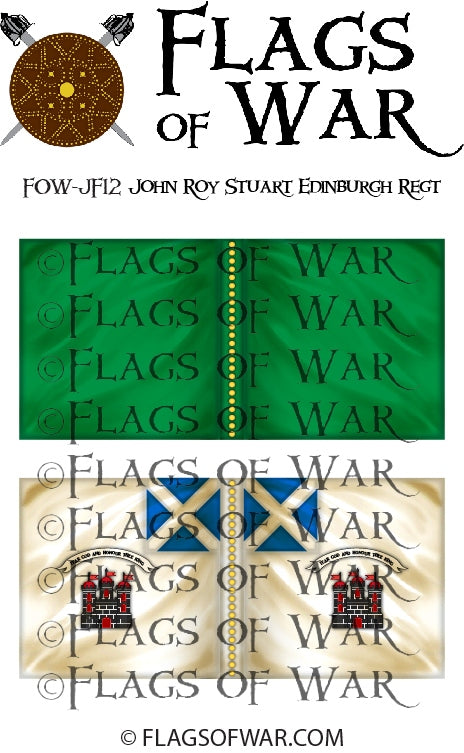 JACJ12 John Roy Stuart Edinburgh Regiment – Flags of War