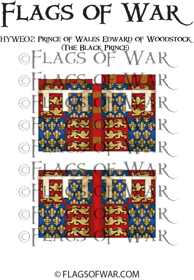 HYWE02 Prince of Wales Edward of Woodstock – Flags of War