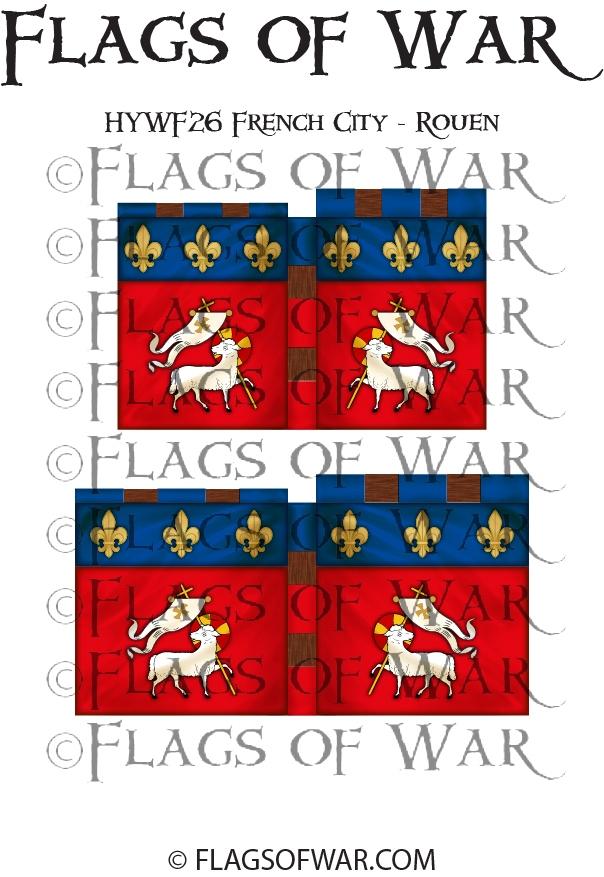 HYWF26 French City - Rouen – Flags of War