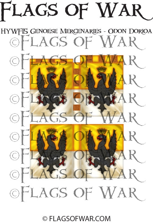 HYWG01 Genoese Mercenaries - Odon Dorioa – Flags of War