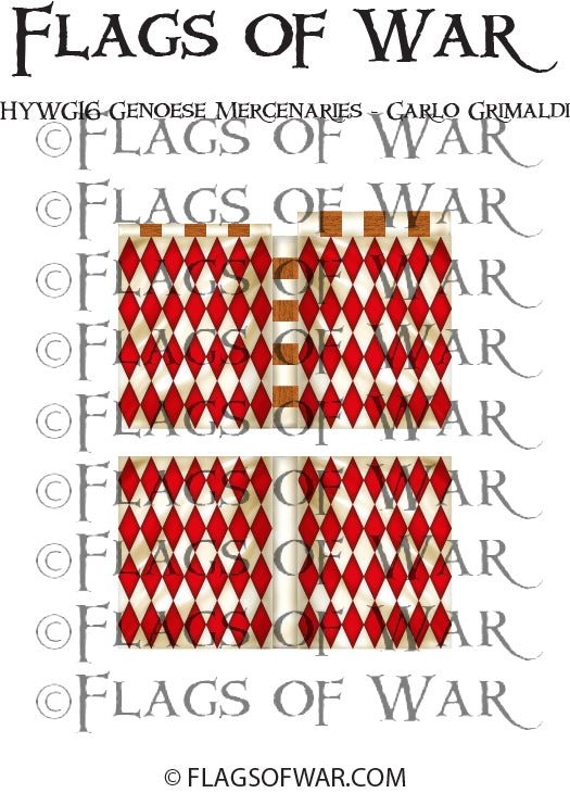 HYWG02 Genoese Mercenaries - Carlo Grimaldi – Flags of War