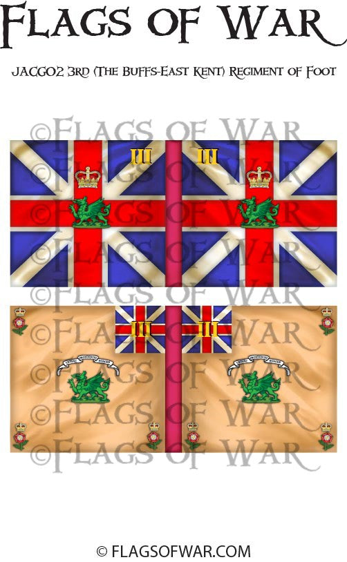 JACG02 3rd (The Buffs-East Kent) Regiment of Foot – Flags of War