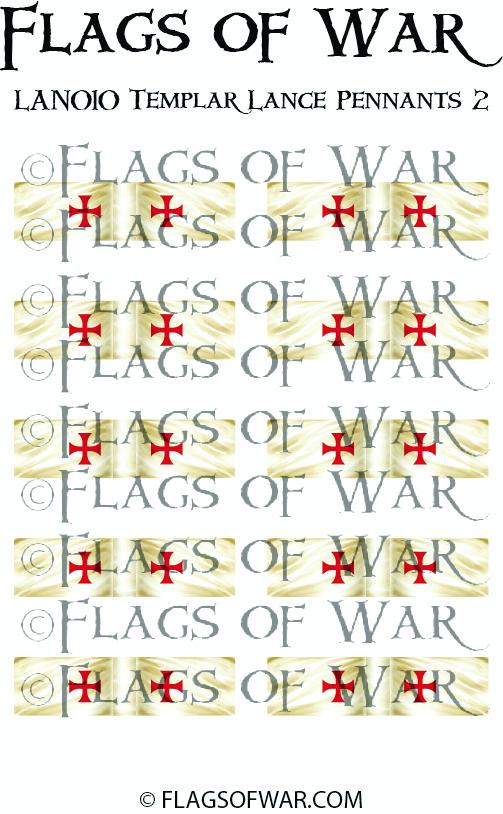 LAN10 Templar Lance Pennants 2 – Flags of War