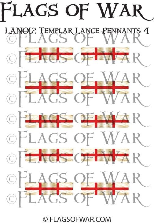 LAN12 Templar Lance Pennants 4 – Flags of War