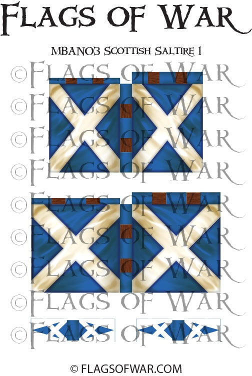 MBAN03 Scottish Saltire 1 – Flags of War