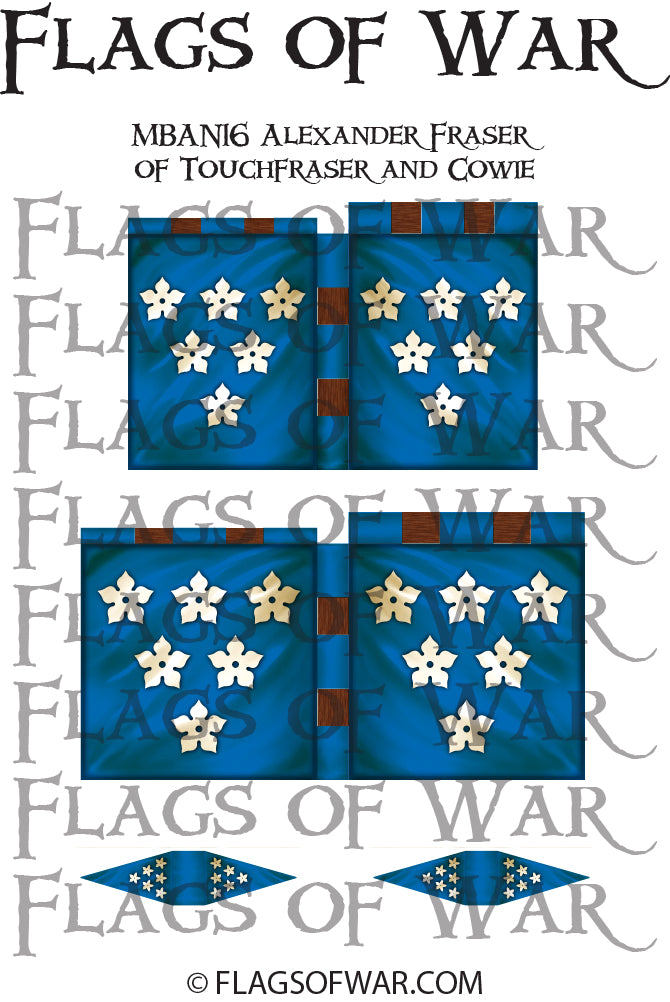 MBAN16 Alexander Fraser of Touchfraser and Cowie – Flags of War