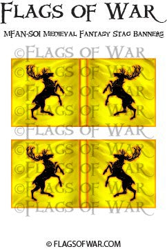 MFAN-S01 Medieval Fantasy Stag Banners – Flags of War