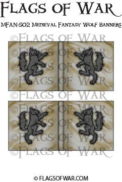 MFAN-S02 Medieval Fantasy Wolf Banners – Flags of War