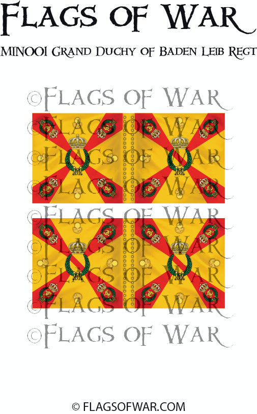 NAPM001 Grand Duchy of Baden Leib Regt – Flags of War