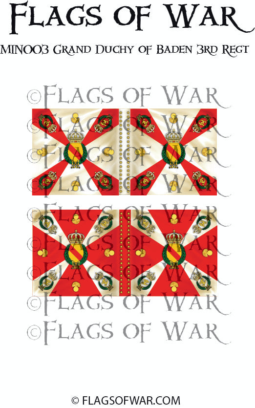 NAPM003 Grand Duchy of Baden 3rd Regt – Flags of War