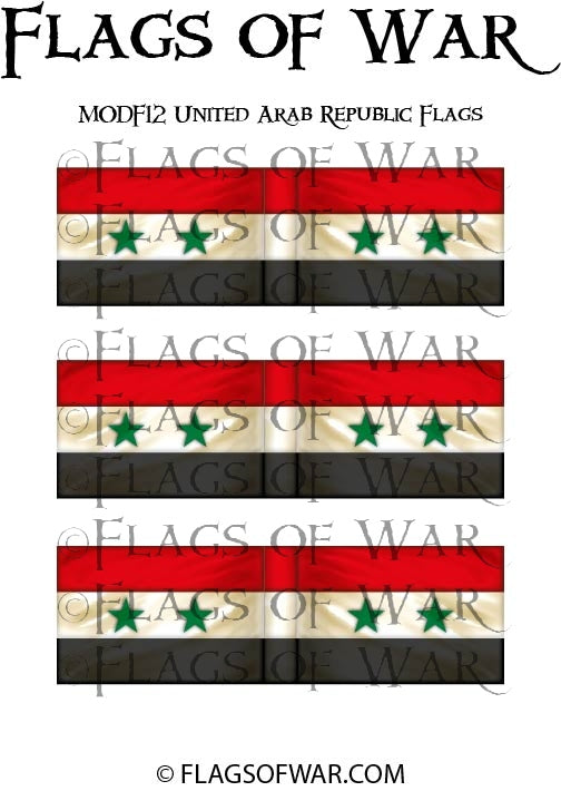 MODF12 United Arab Republic Flags – Flags of War