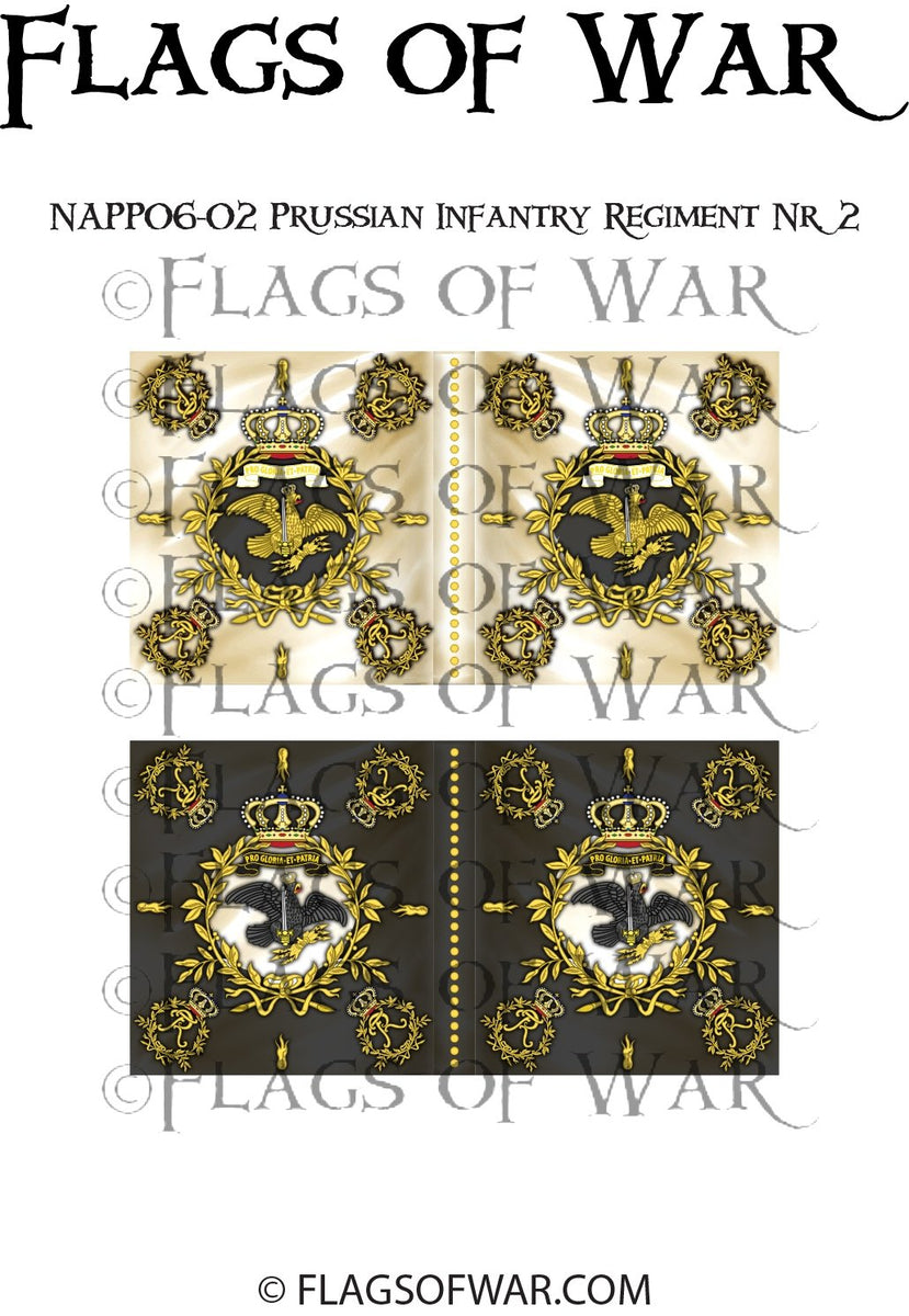 NAPP06-02 Prussian Infantry Regiment Nr. 2 – Flags of War