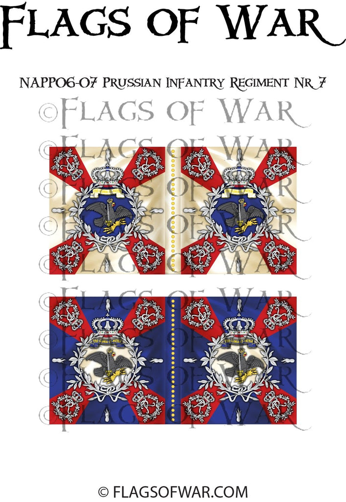 NAPP06-07 Prussian Infantry Regiment Nr. 7 – Flags of War