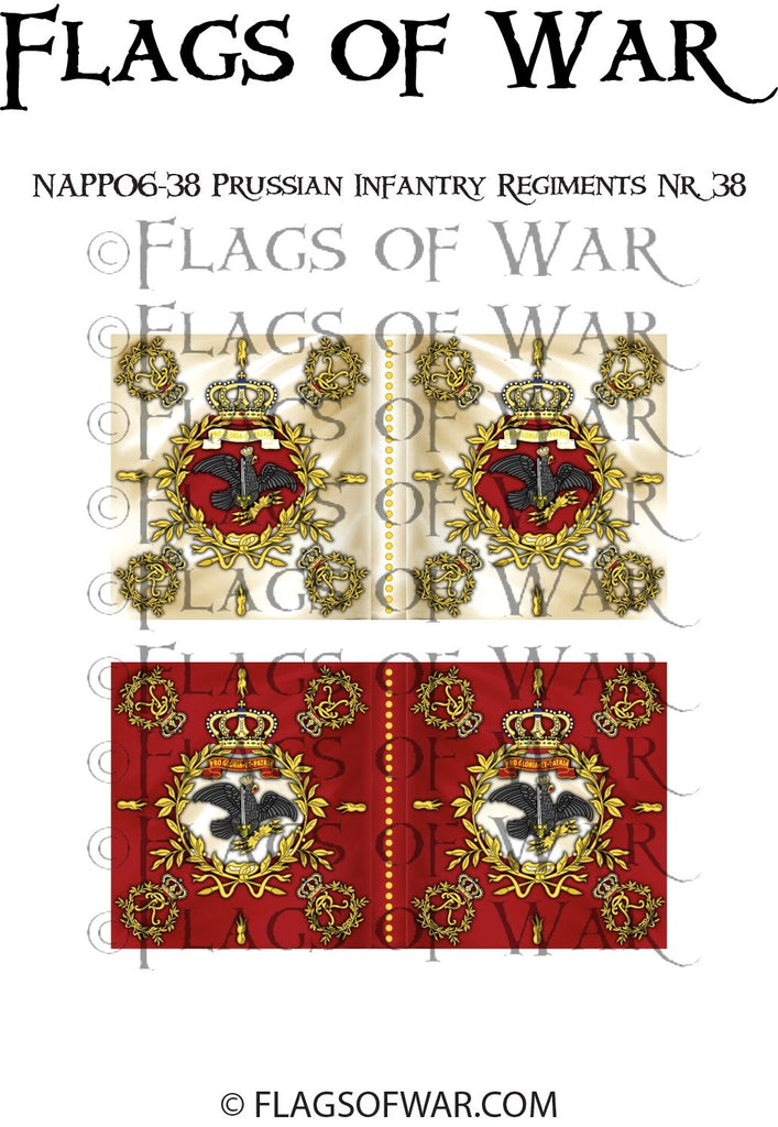 NAPP06-38 Prussian Infantry Regiment Nr. 38 – Flags of War