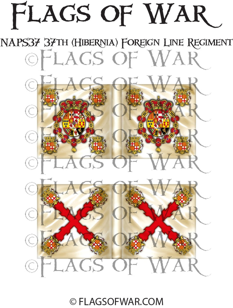 NAPS37 37th (Hibernia) Foreign Line Regiment – Flags of War
