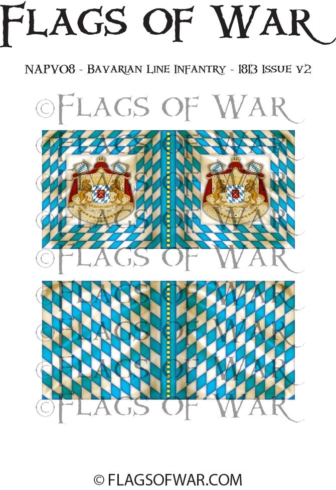 NAPV08 - Bavarian Line Infantry - 1813 Issue v2 – Flags of War