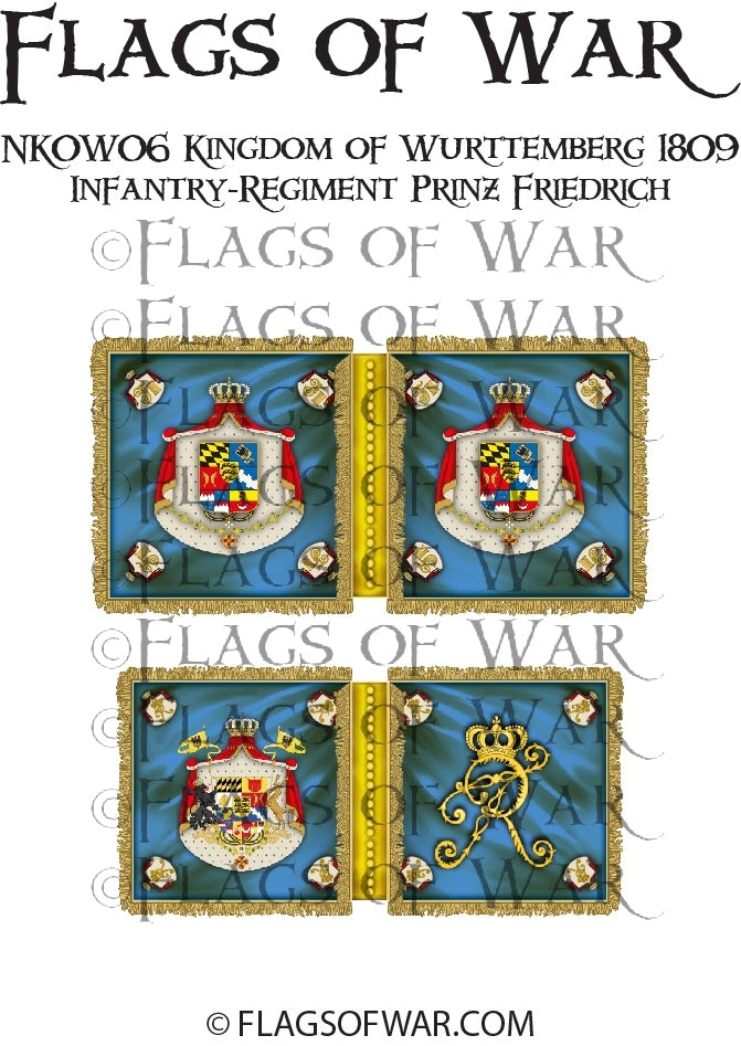 NAPW06 Kingdom of Wurttemberg 1809 Prinz Friedrich – Flags of War