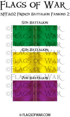 NAPF-FAN-02 French Battalion Fanions 2 – Flags of War