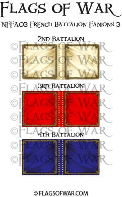 NAPF-FAN-03 French Battalion Fanions 3 – Flags of War