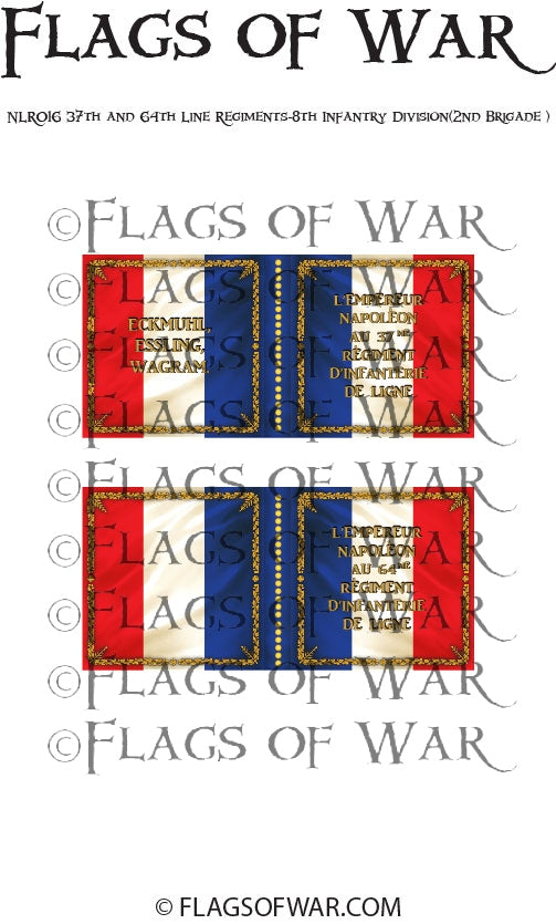 NLR016 37th and 64th Line Regiments-8th Infantry Division(2nd Brigade ...